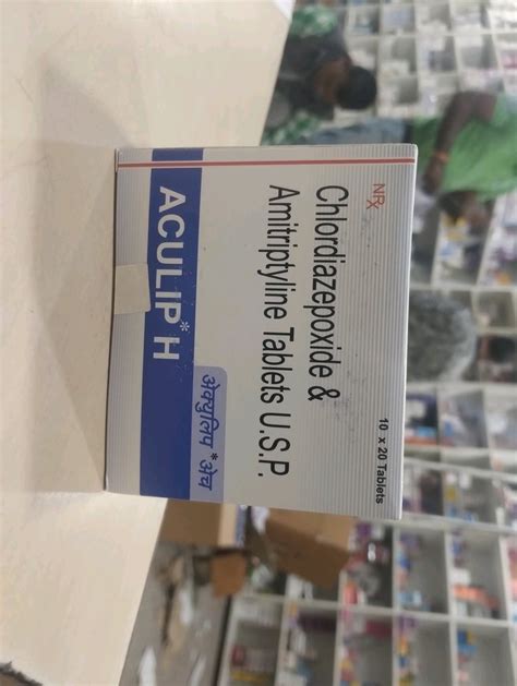 Amitriptyline And Chlordiazepoxide Tablets At Best Price In Guwahati