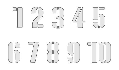 10 Best Printable Block Numbers 1 10 Artofit