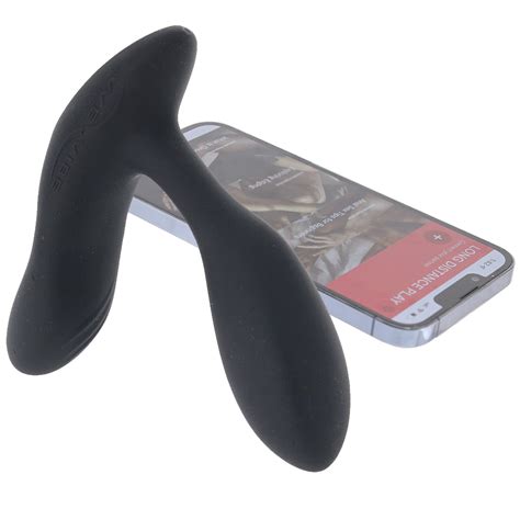We Vibe Vector Prostate Massager In Charcoal Pinkcherry
