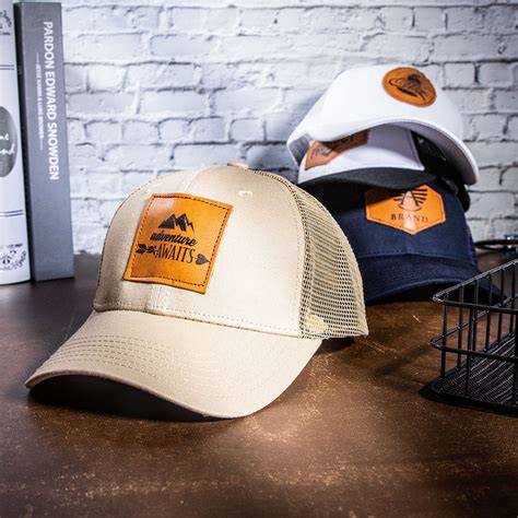 Personalized Photo Leather Patch Hat