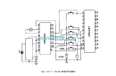 yn5201 electric fan infrared remote control decoder circuit remote control circuit circuit
