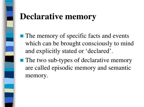 Ppt Long Term Memory Ltm Powerpoint Presentation Free Download