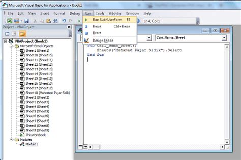 Cara Mencari Nama Sheet Di Excel Dengan Cepat