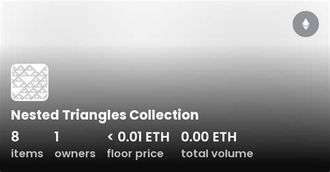 Nested Triangles Collection Collection Opensea