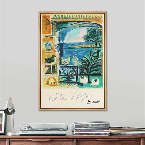 Signleader French Riviera By Pablo Picasso Graphic Art On Canvas