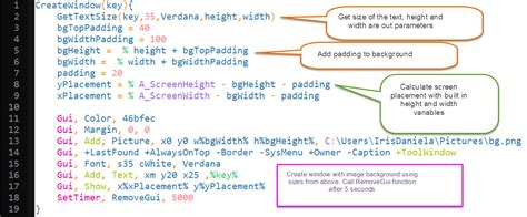 Creating A Dynamic Hotkey Window Overlay With Autohotkey