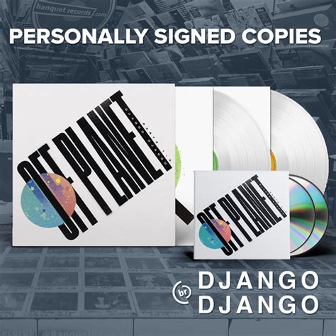 Django Django Off Planet Personally Signed Banquet Records