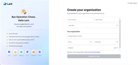 Create Organizations