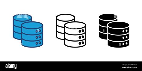 Database Icon Vector Database Vector Icon Stock Vector Image And Art Alamy