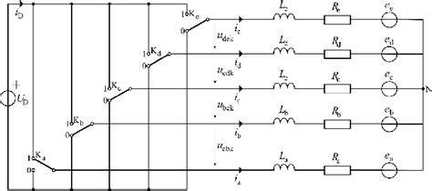 The Model Of The Five Phase Two Level Inverter With The Load Connected