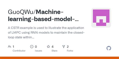 github guoqwu machine learning based model predictive control a cstr example is used to
