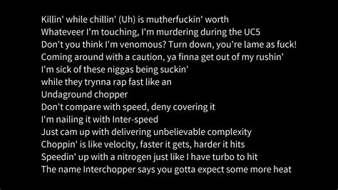Undaground Choppers 5 Interchopper Verse Cover Youtube
