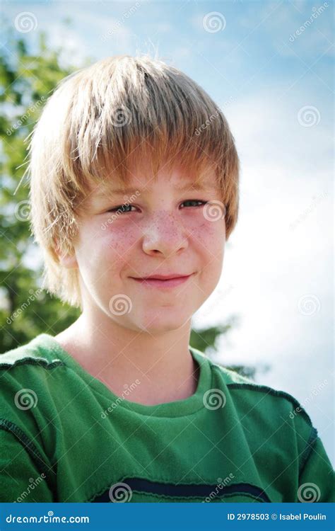портрет мальчика стоковое изображение изображение насчитывающей ребенок 2978503