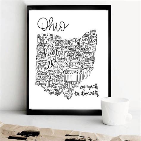 Ohio State Art Etsy