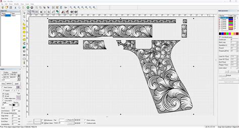 Custom Glock Gen Firearms Scroll Stippling Files Scroll Stippling