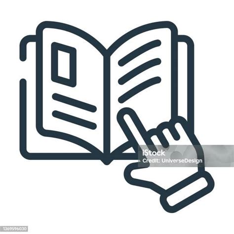 명령 씬 선 아이콘 손 기호 개념 격리 된 윤곽 선개의 기호에서 정보 선형 아이콘 웹 디자인 및 앱에 대한 벡터 그림 기호 요소입니다 0명에 대한 스톡 벡터 아트 및 기타