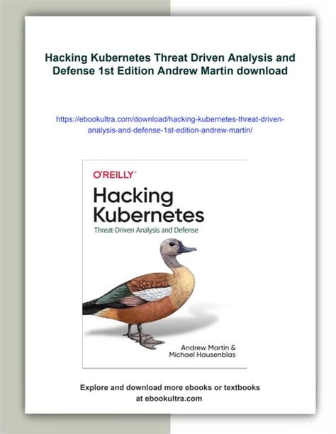 Hacking Kubernetes Threat Driven Analysis And Defense 1st Edition Andrew Martin Pdf