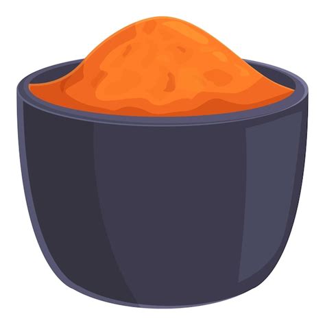 Cartoon Vektor Symbol Für Pulverlebensmittel Gewürz Gincer Curry