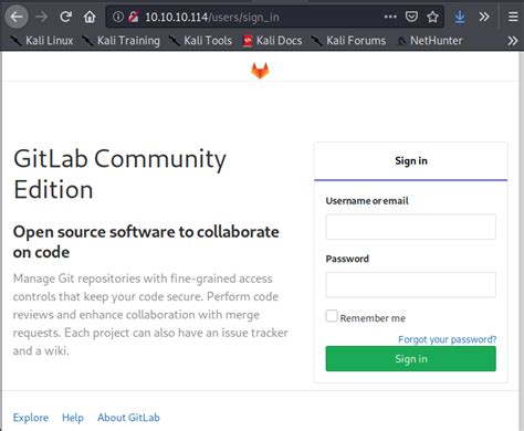 Bitlab HackTheBox Writeup NetOSec