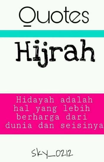 Quotes Hijrah Sky Wattpad
