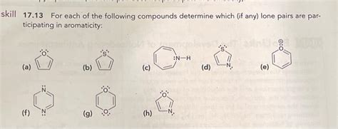 17 13 for each of the following compounds determine