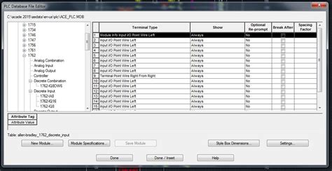 Plc Database Editor Attributes Missing Autodesk Community