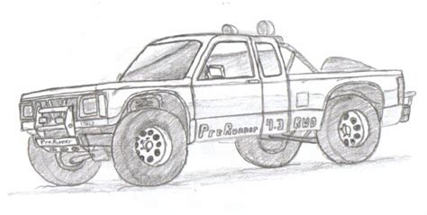 Gmc S15 Prerunner Lineart By Driven Out On Deviantart