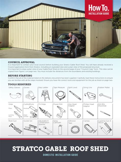 Domestic Shed Install Guide Pdf