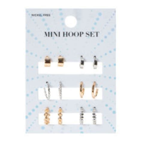 Five Below Mini Hoop Earrings Set 1 Each Delivery Or Pickup Near Me