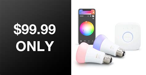 Philips Hue 2 Pack Premium Smart Light Starter Kit Available For 9999