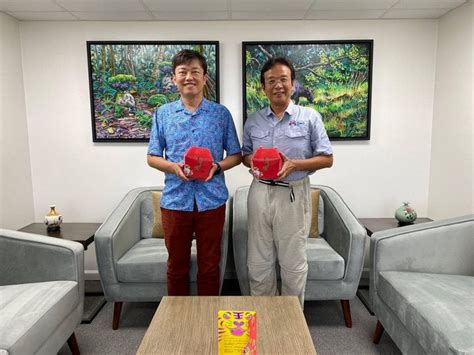關島台灣機電工程服務社廠長拜會陳盈連北美洲 僑務電子報