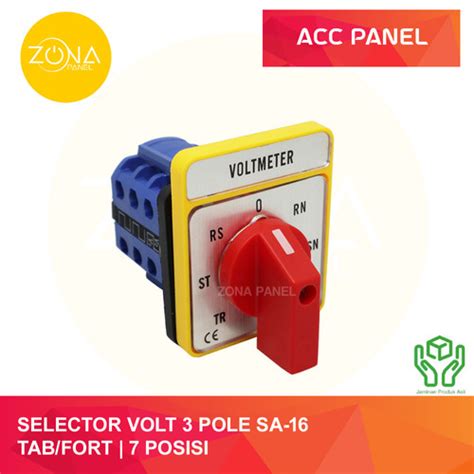 Jual Selector Switch Voltmeter Volt Meter 3p 7 Posisi Sa 16 7 Sft20 7 Jakarta Pusat Zona