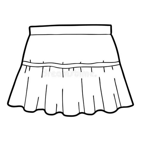 Разукрашки Юбка 65 фото