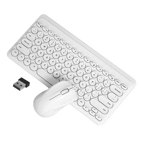Wirelessly Keyboard And Mouse Slim Ergonomic USB Keyboard Mouse Combo Less Noise Keys Energy