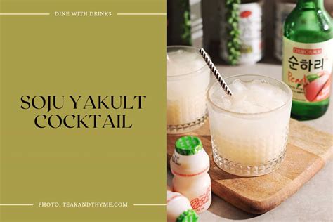 11 Soju Cocktails That Will Make Your Taste Buds Sing Dinewithdrinks
