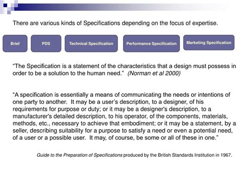 PPT Product Design Specification PDS PowerPoint Presentation Free Download ID 6914163