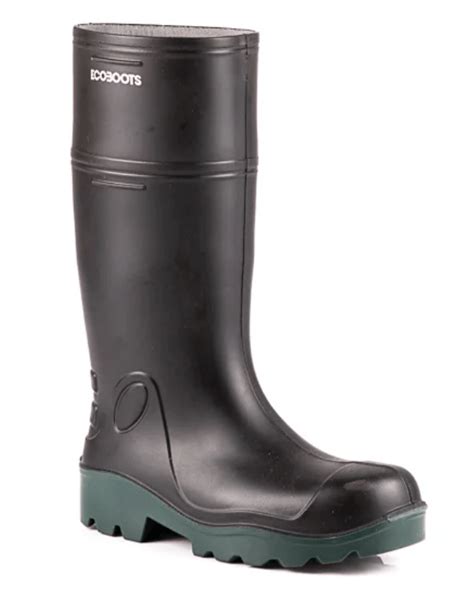 Bota Profissional Poliuretano Preta Antiest Antiper Ac Cano Longo Bico De Composite Sol Verde