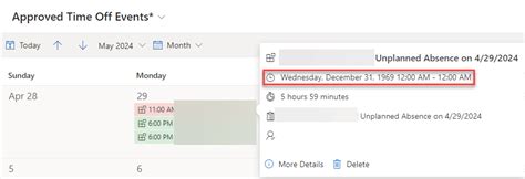 Model Driven App Calendar Date Issue Rpowerapps