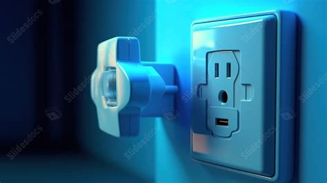 Hình Nền Powerpoint Kích Hoạt Kết Nối Điện Phích Cắm Và Ổ Cắm Minh Họa 3d Miễn Phí Slidesdocs