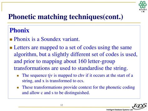 ppt phonetic string matching lessons from information retrieval powerpoint presentation id