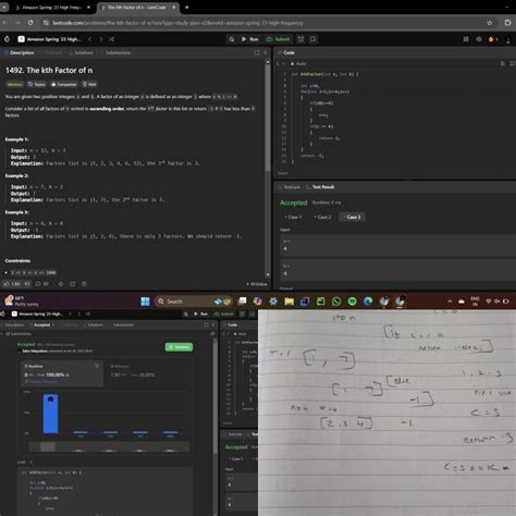 The Kth Factor Of N Leet Code Problem No 1492 Simple Logic 😀 Keep A