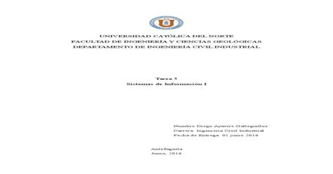 Ejercicio Resuelto Sistemas De Informacion Pdf Document