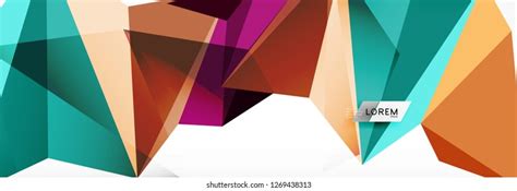 Science Background Abstract Triangle Pattern Vector Stock Vector Royalty Free 1272892579