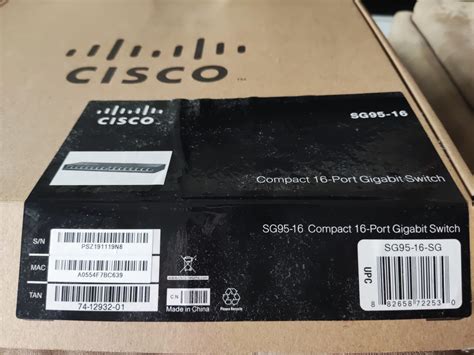 Cisco 16 Port Gigabit Switch Sg95 16 Computers And Tech Office And Business Technology On Carousell