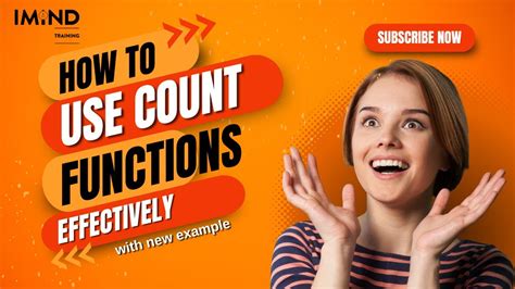 How To Use The Count Functions In Excel Effectively Youtube