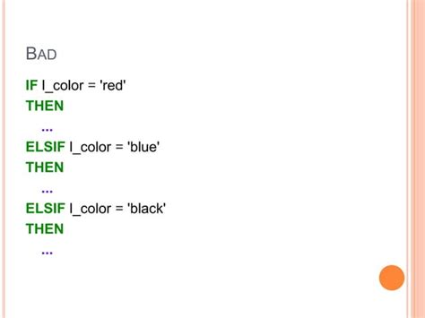pl sql and sql coding guidelines part 5 ppt