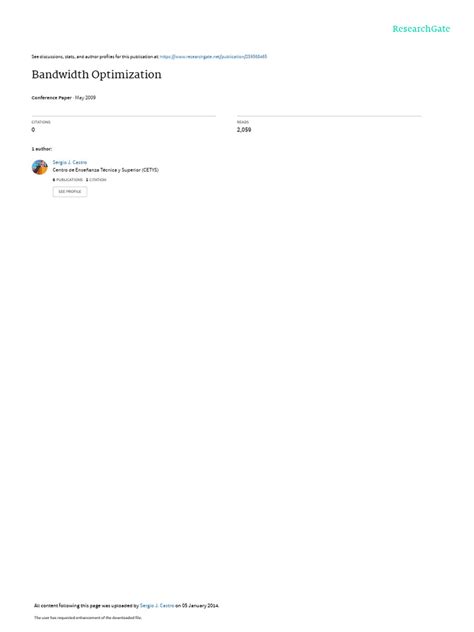81 Bandwidth Optimization Pdf