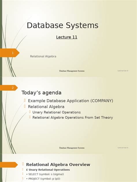 Relational Algebra Pdf