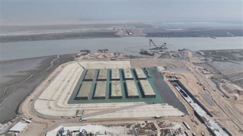 대우건설 이라크 침매터널 함체구조물 주수 행사 개최