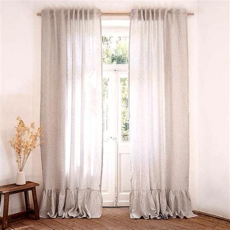 ᐉ Комплект декоративної тюлі Academy Gardin льон 150х250 см 2 шт Молочний • Краща ціна в Києві